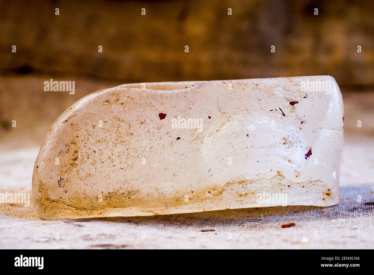 Block of Paraffine, France Stock Photo - Alamy