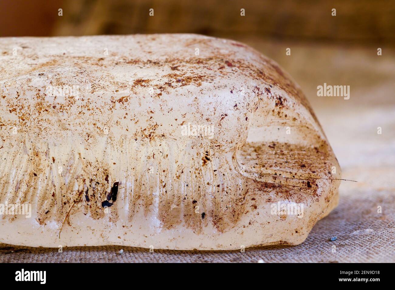 Block of Paraffine, France Stock Photo - Alamy