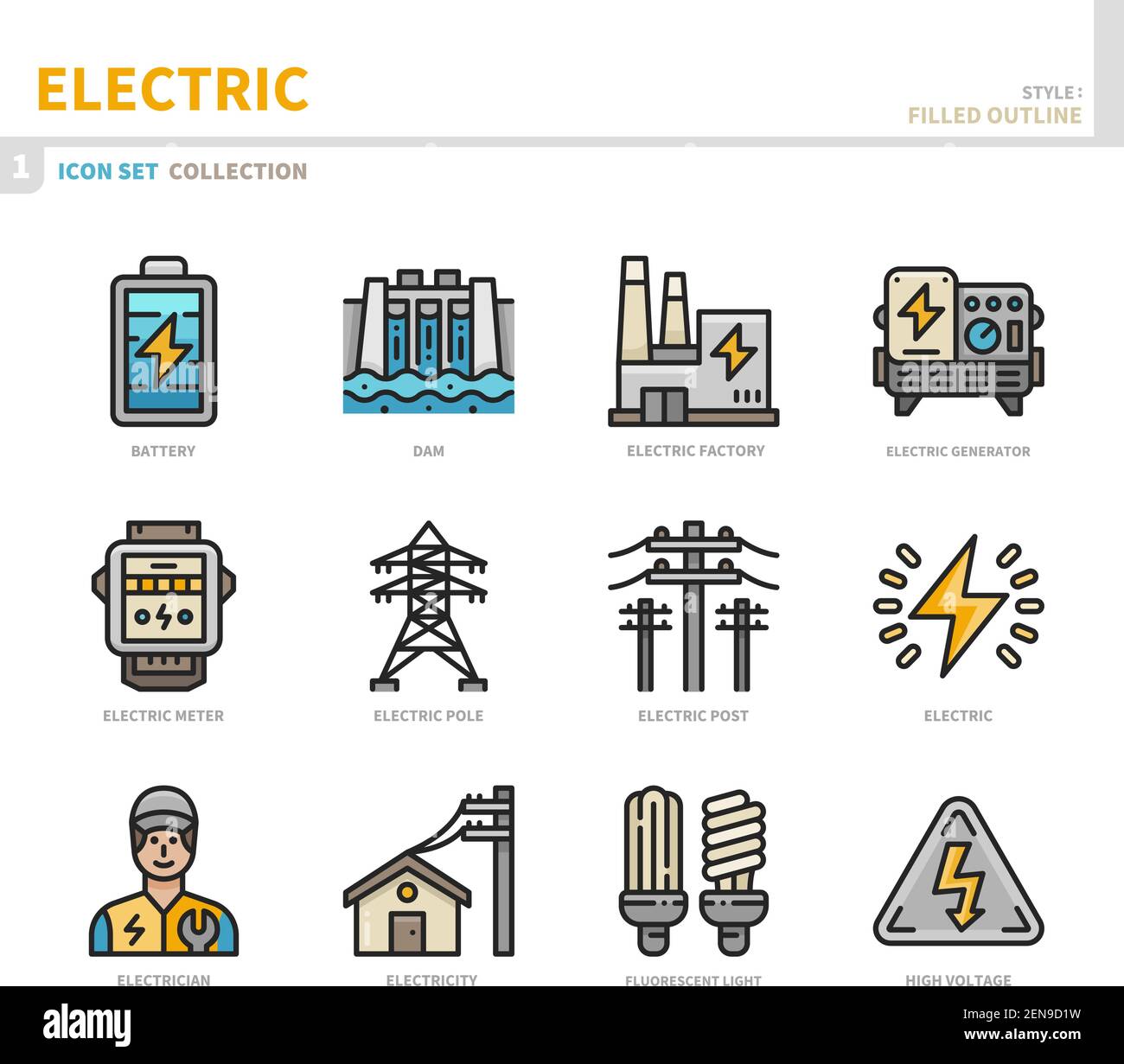 Fluorescent lamp factory Stock Vector Images - Alamy