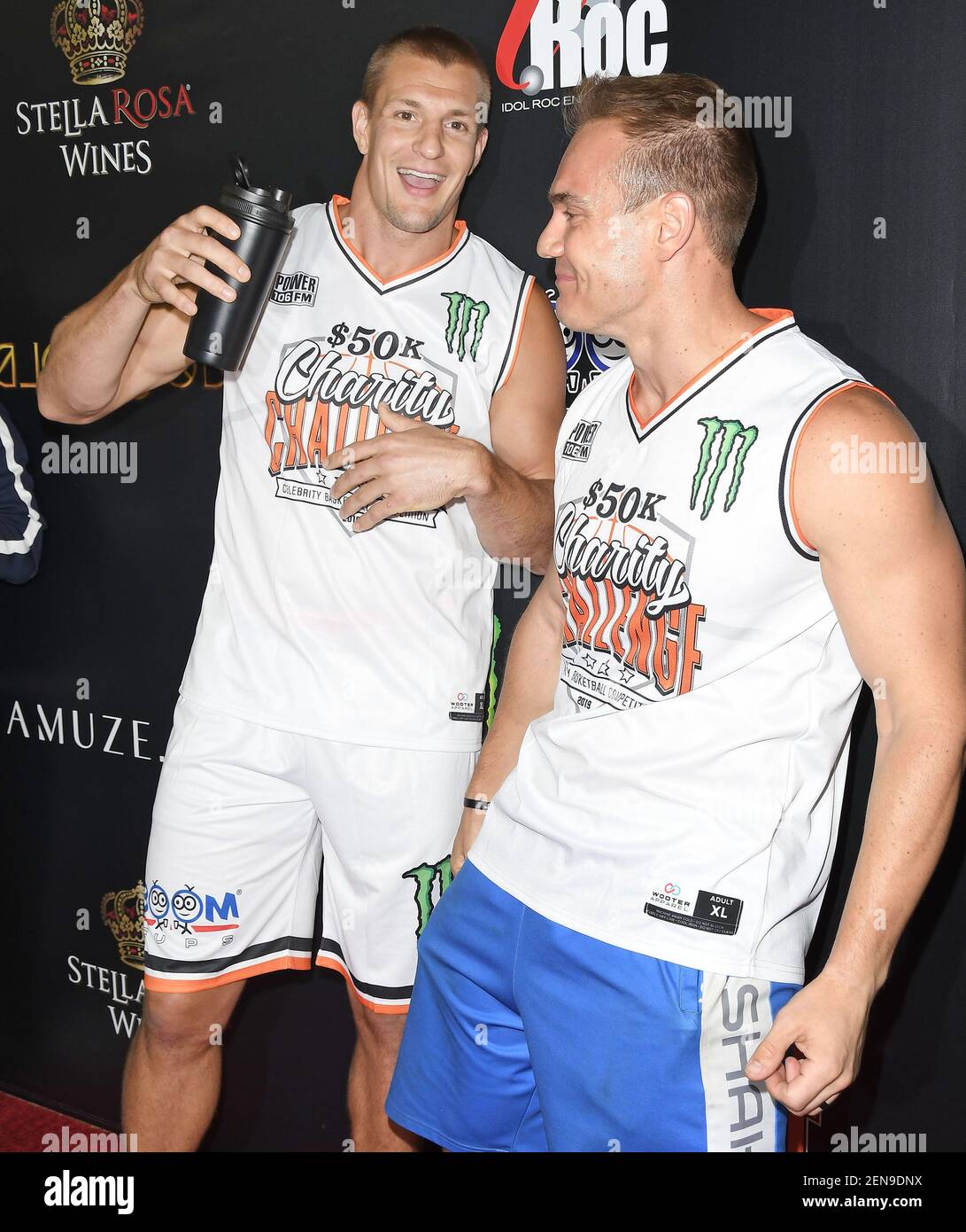 (L-R) Rob Gronkowski and Brother Chris Gronkowski at the Monster Energy ...