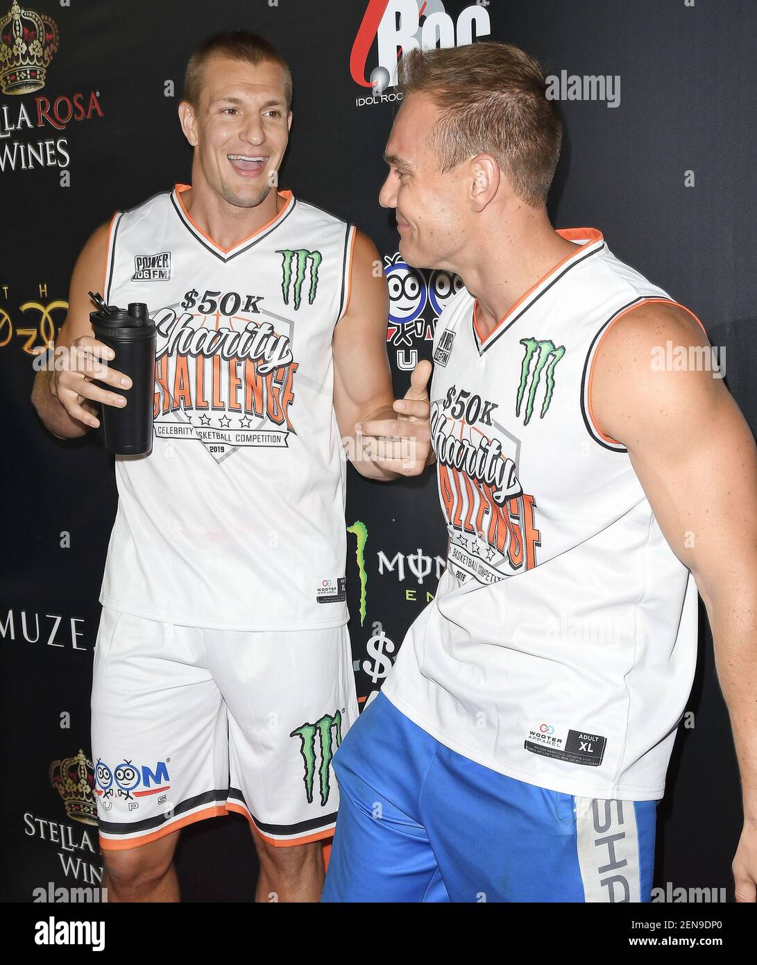 (L-R) Rob Gronkowski and Brother Chris Gronkowski at the Monster Energy ...