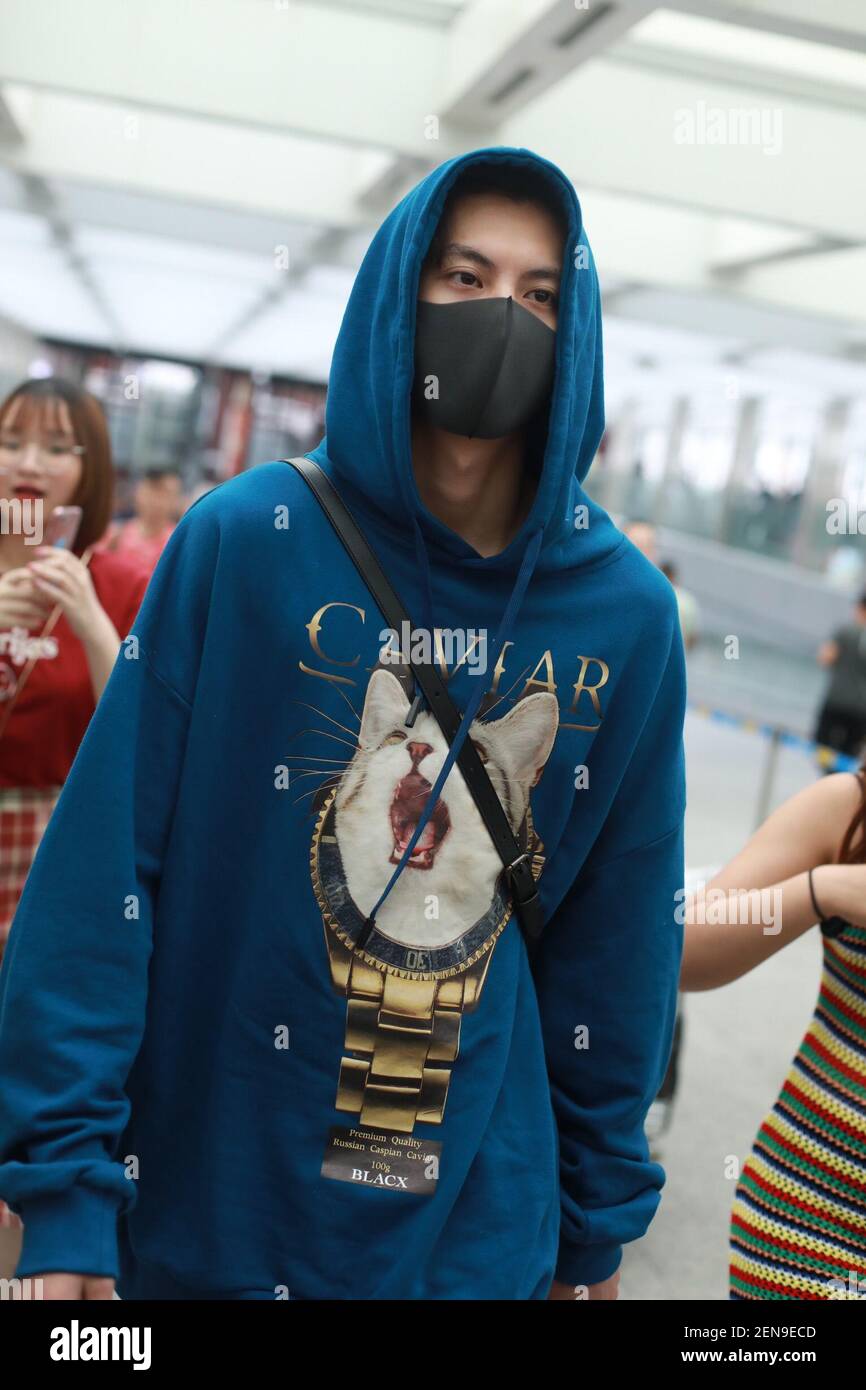 Chinese actor Dylan Wang Hedi of the new lineup of Chinese boy group F4 ...