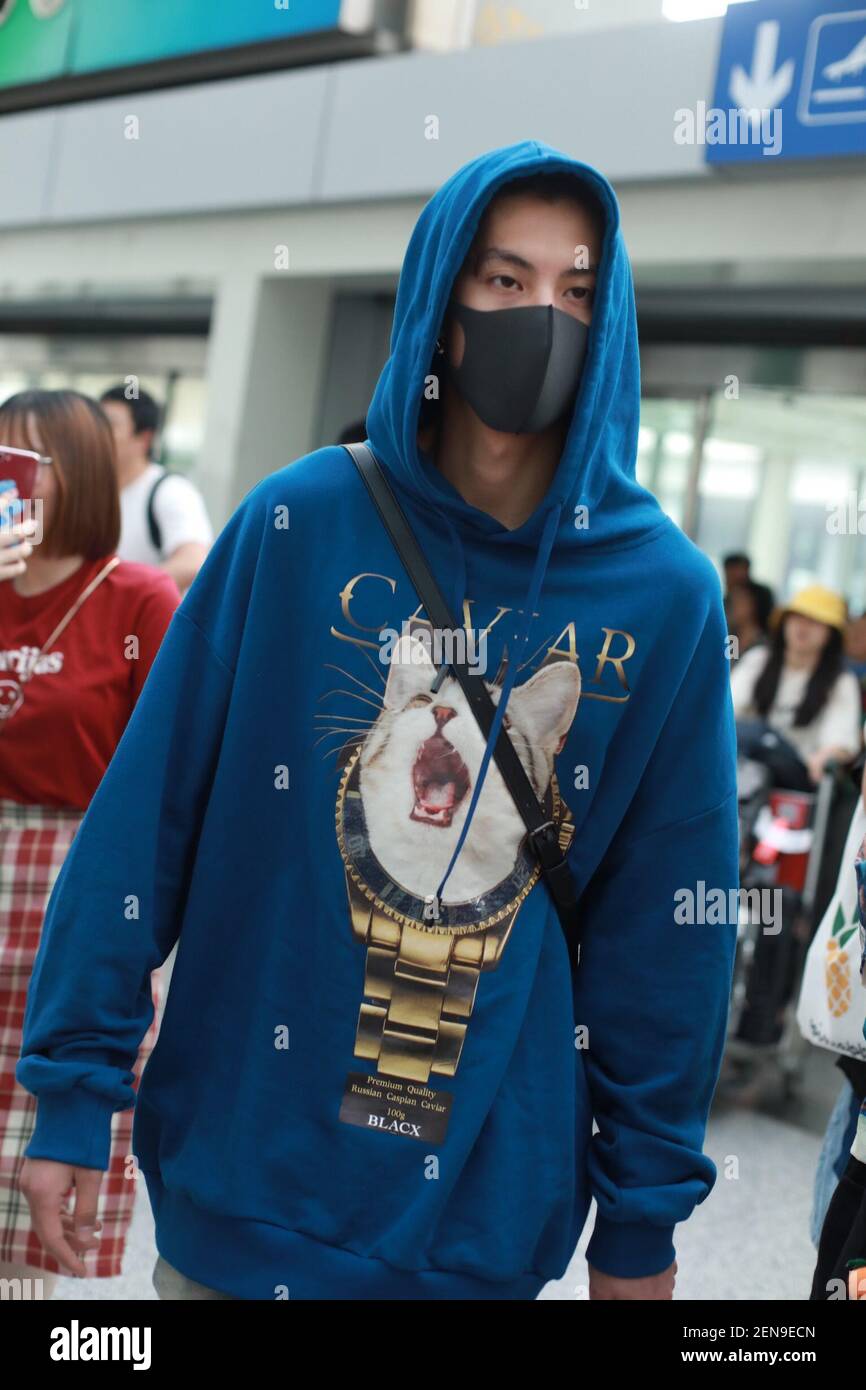 Chinese actor Dylan Wang Hedi of the new lineup of Chinese boy group F4 ...