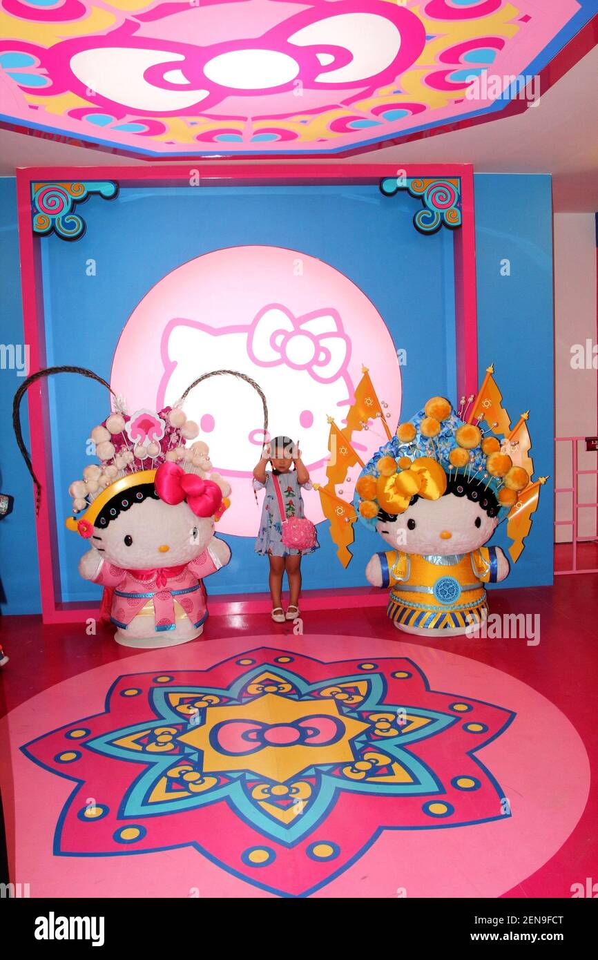 Shanghai, China - July 6 2019: The first "hello Kitty journey to the ...