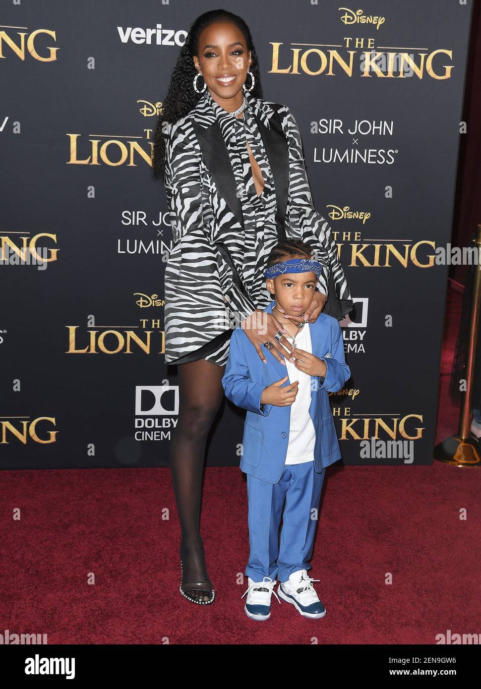 Kelly Rowland and Son Titan Jewell Weatherspoon at the Disney's THE ...