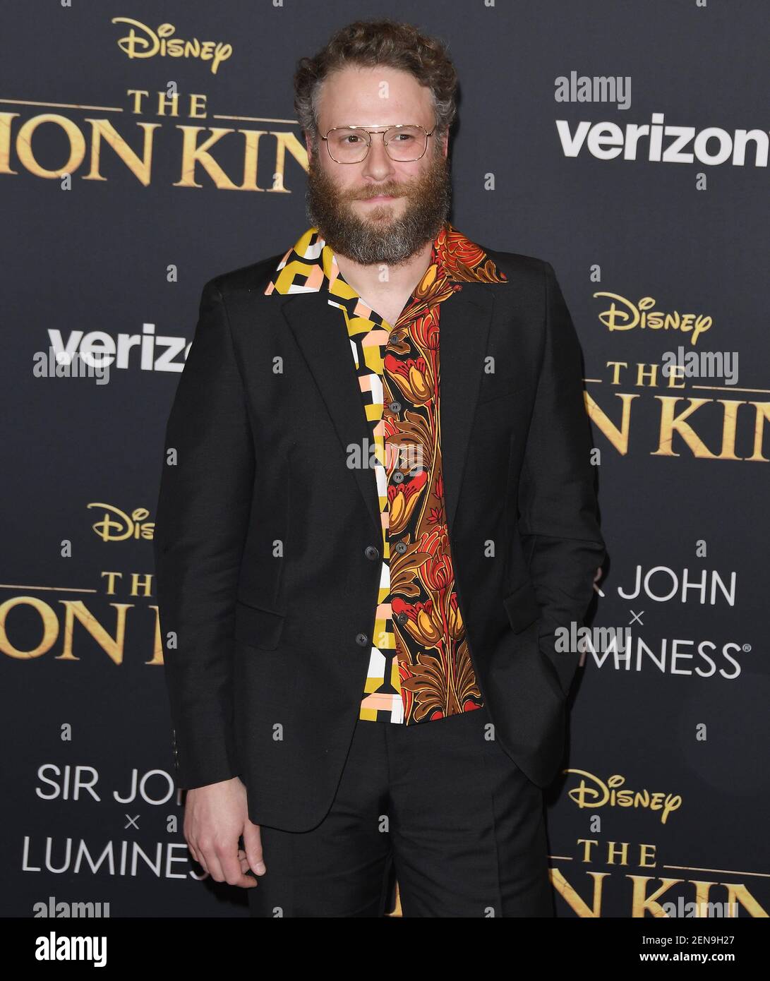 Seth Rogen arrives at the Disney's THE LION KING World Premiere held at ...