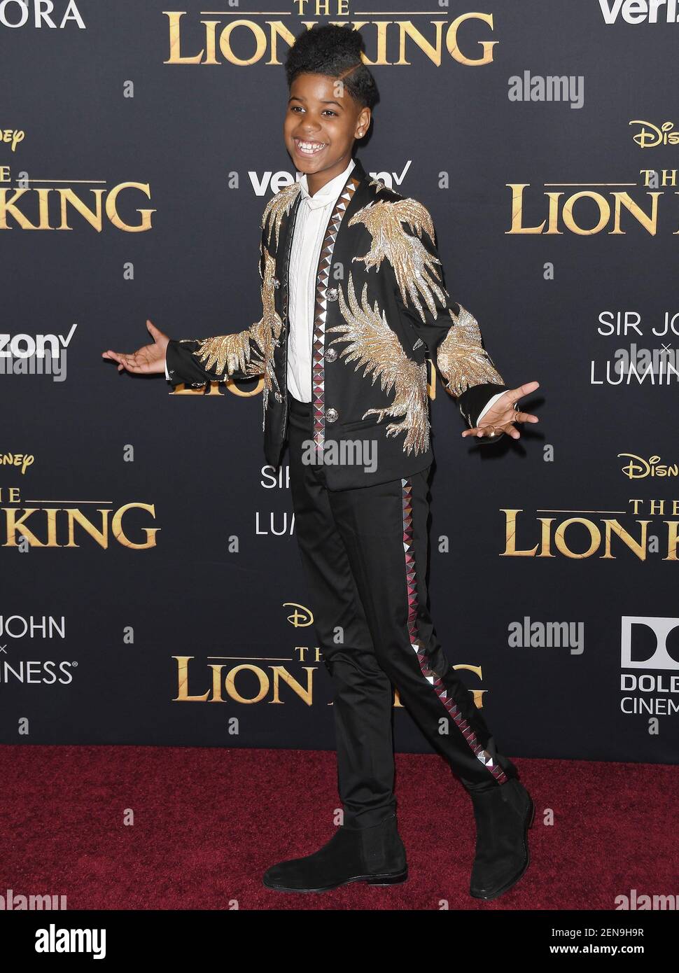 JD McCrary arrives at the Disney's THE LION KING World Premiere held at ...