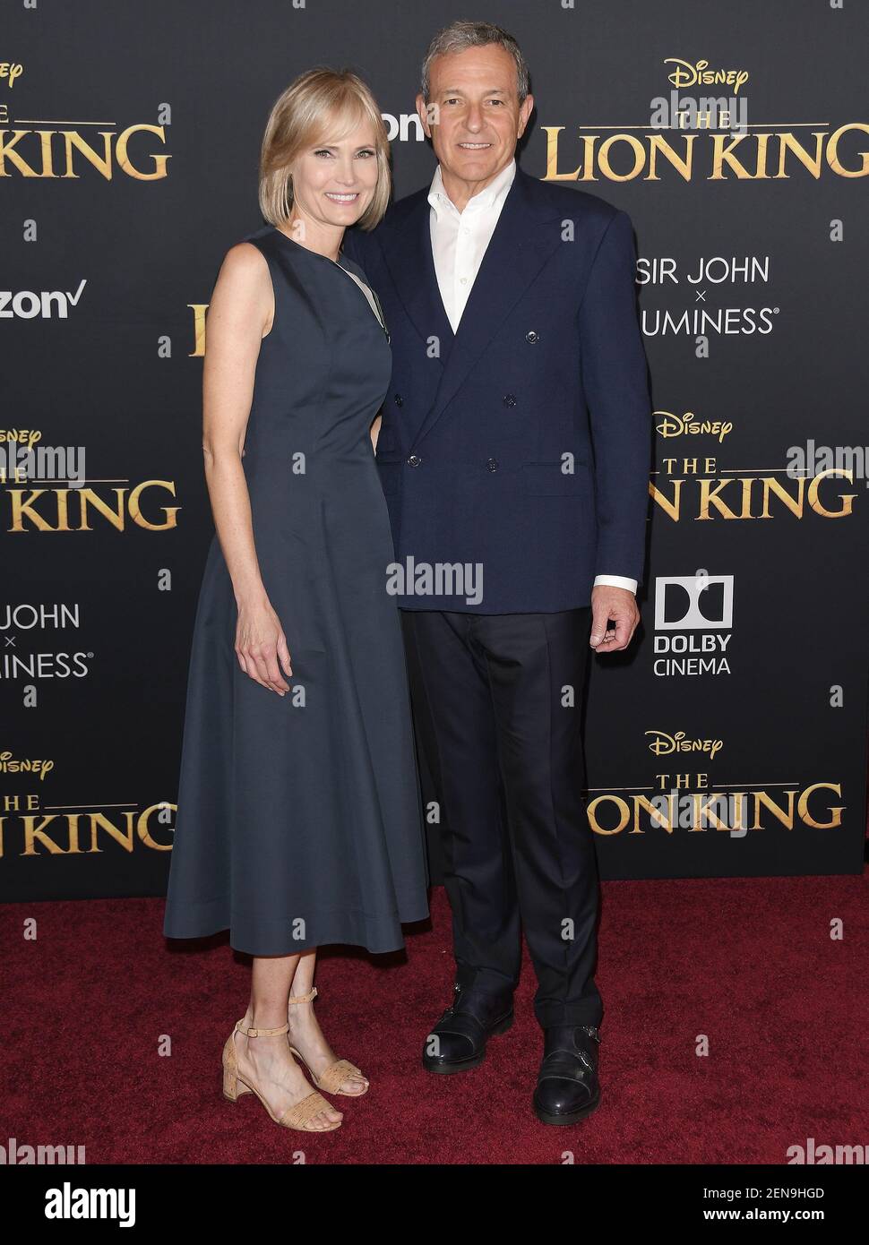 (L-R) Willow Bay and Bob Iger at the Disney's THE LION KING World ...