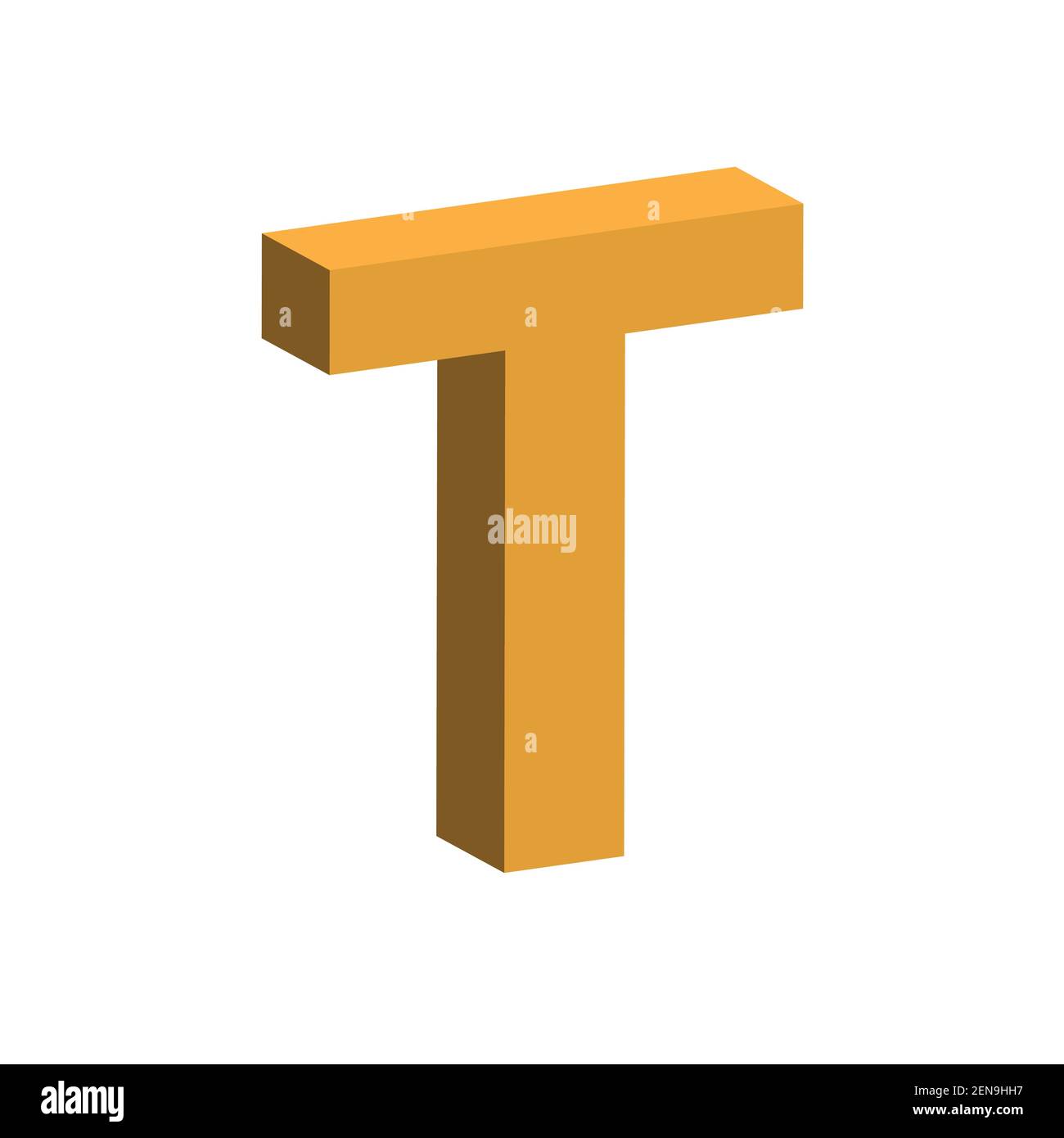 3D Text of Orange alphabet. Big letter . Isolated on white background ...