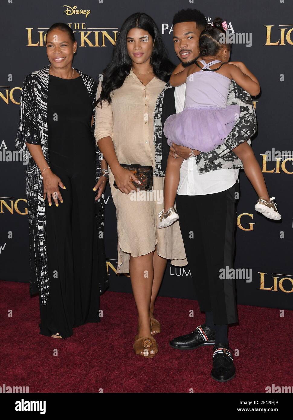 Chance The Rapper and Family at the Disney's THE LION KING World ...