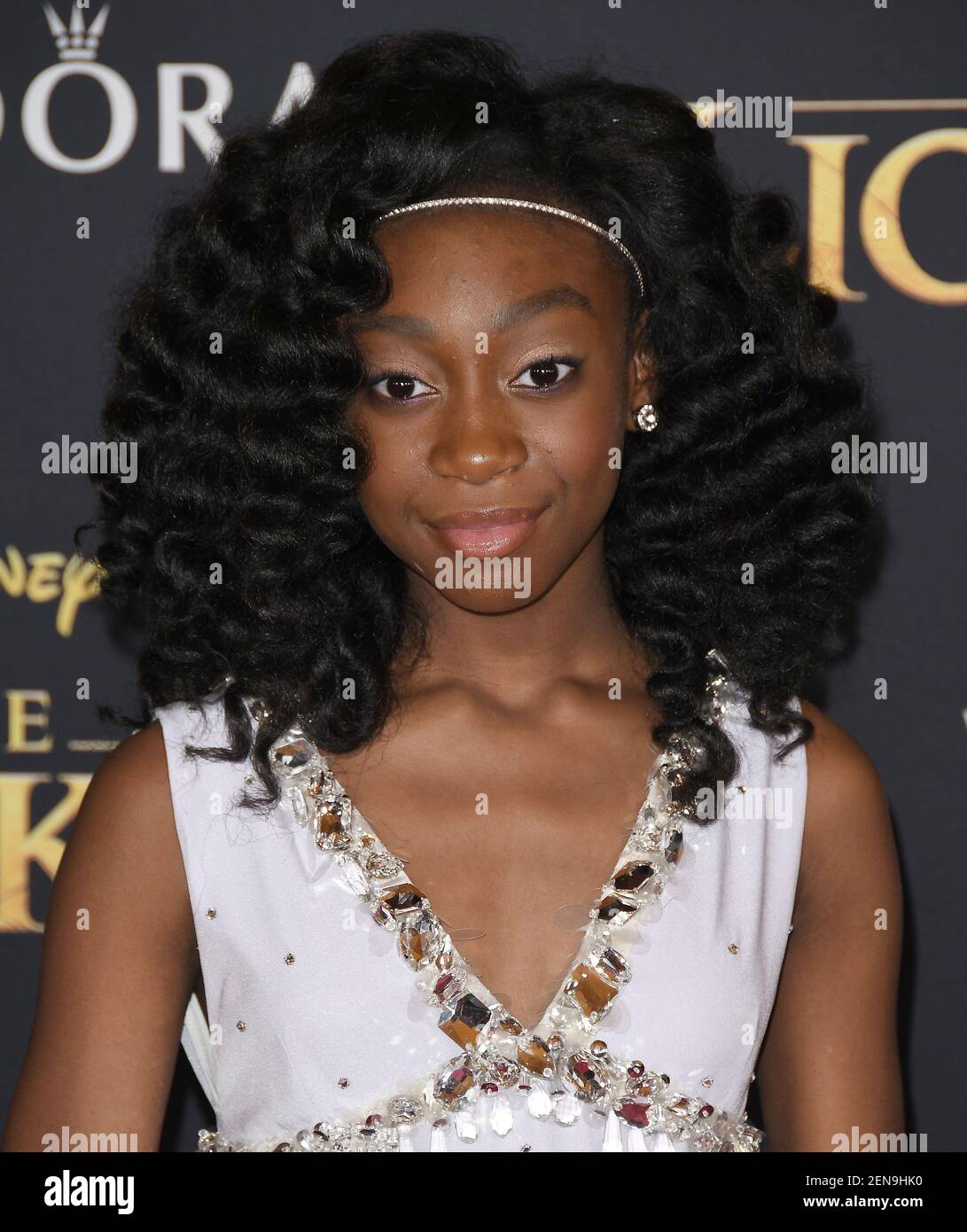 Shahadi Wright Joseph arrives at the Disney's THE LION KING World ...