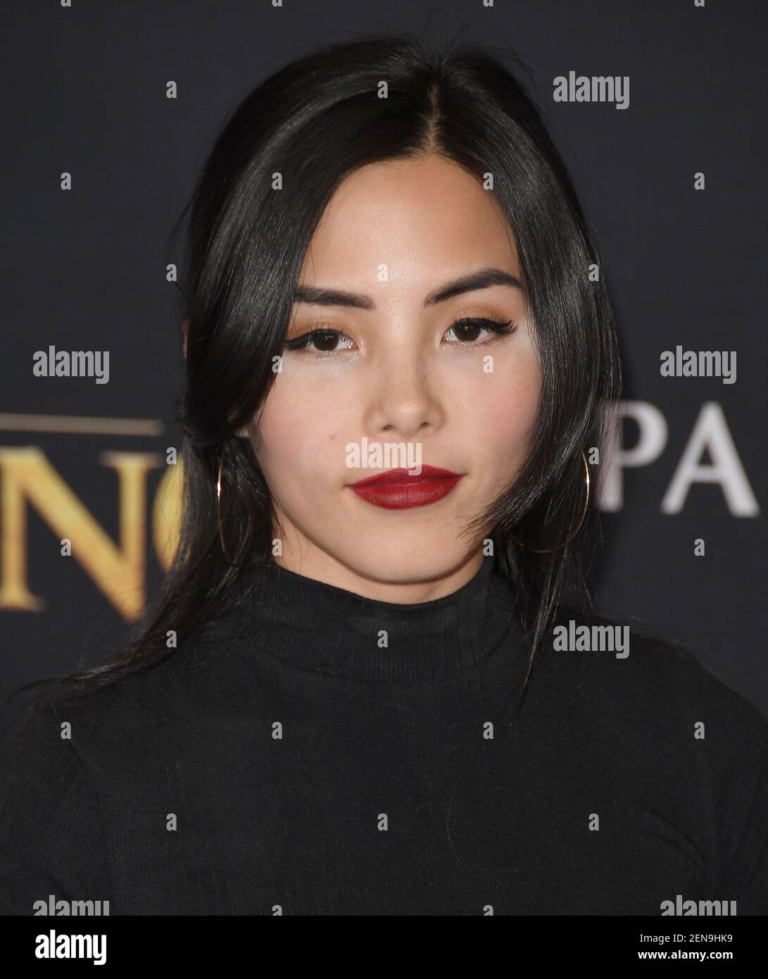 Anna Akana arrives at the Disney's THE LION KING World Premiere held at ...