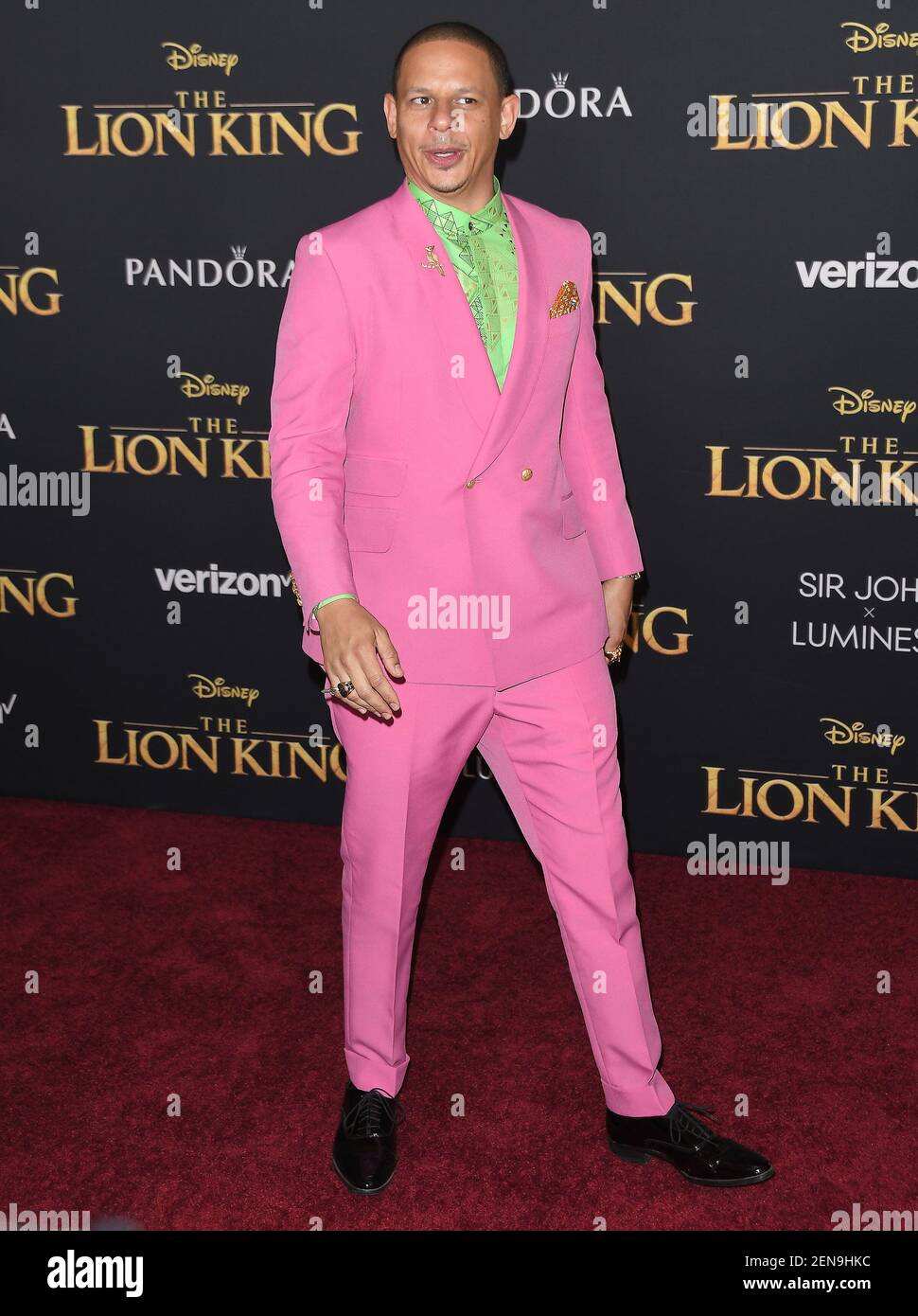 Eric Andre arrives at the Disney's THE LION KING World Premiere held at ...