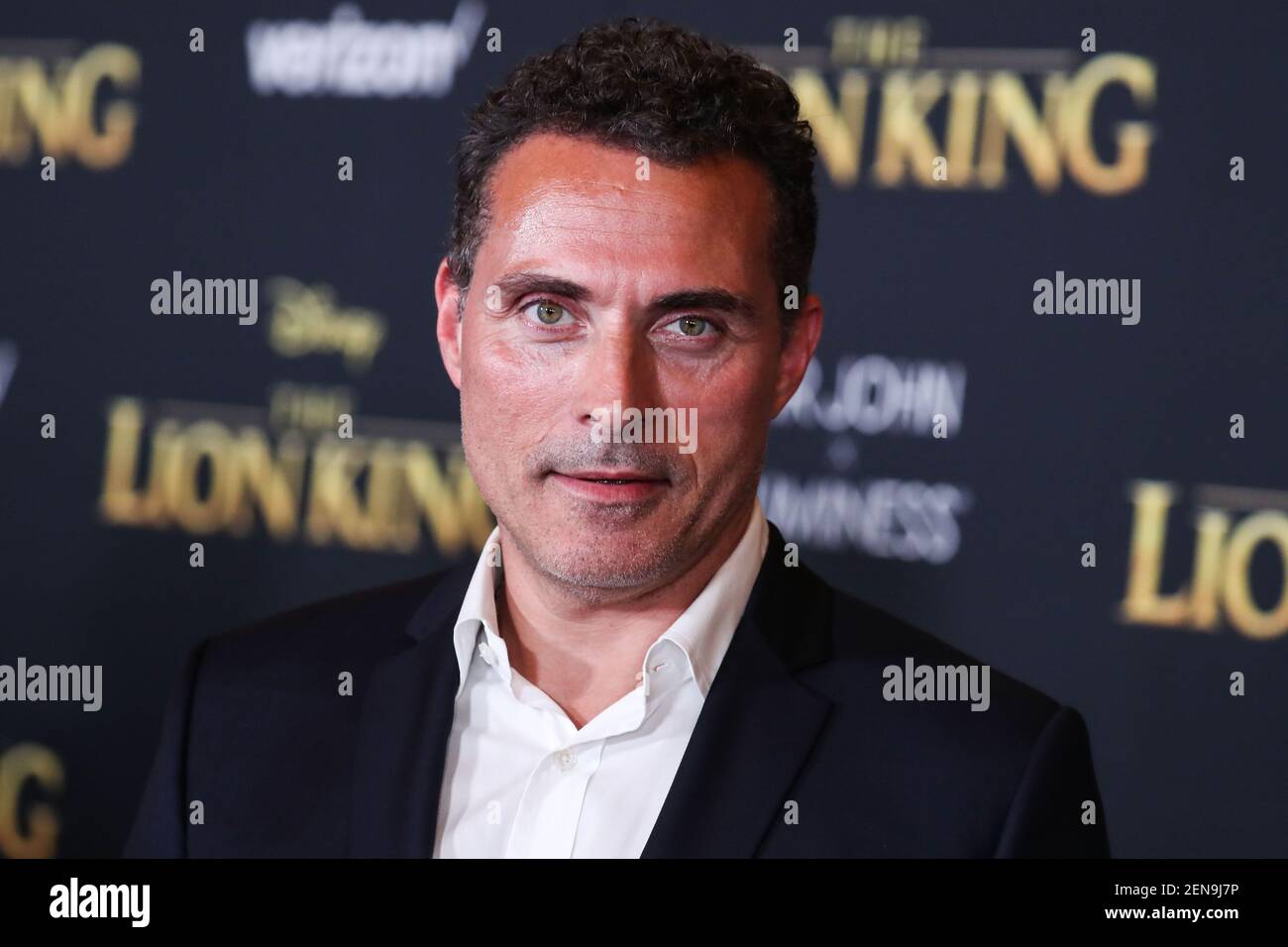 HOLLYWOOD, LOS ANGELES, CALIFORNIA, USA - JULY 09: Actor Rufus Sewell ...