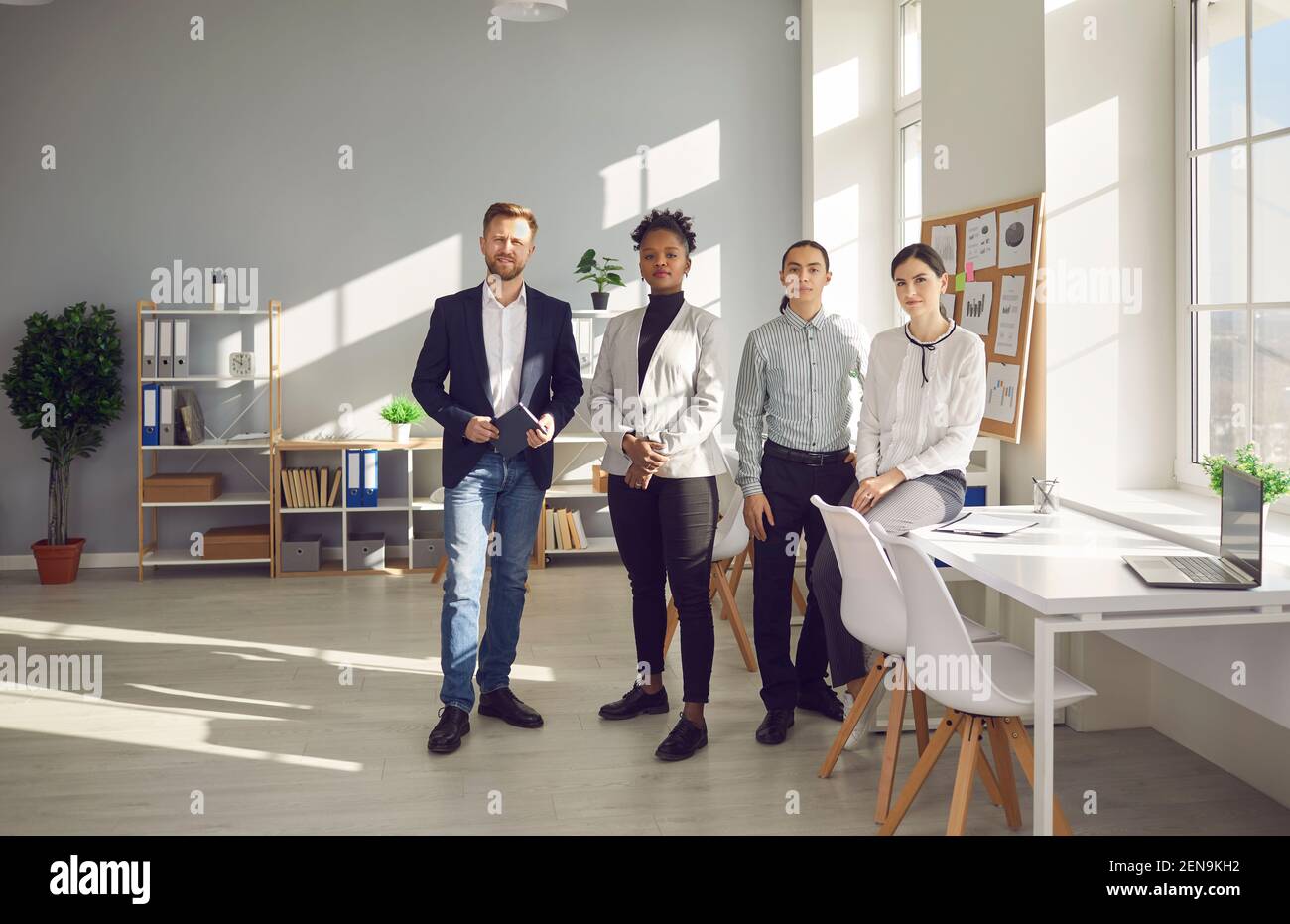 Mixed race team hi-res stock photography and images - Alamy