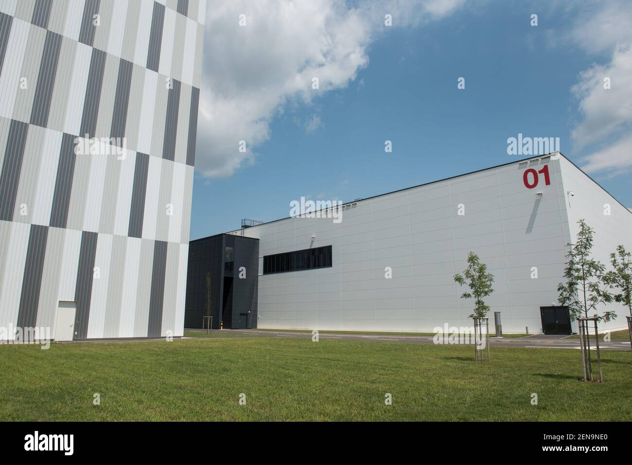 Magna Steyr new paint shop plant is pictured in Hoce. Magna Steyr ...