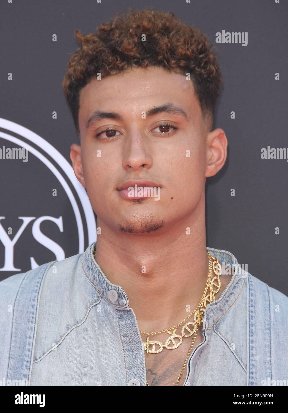 Kyle Kuzma arrives at The 2019 ESPYs held at the Microsoft Theater in ...