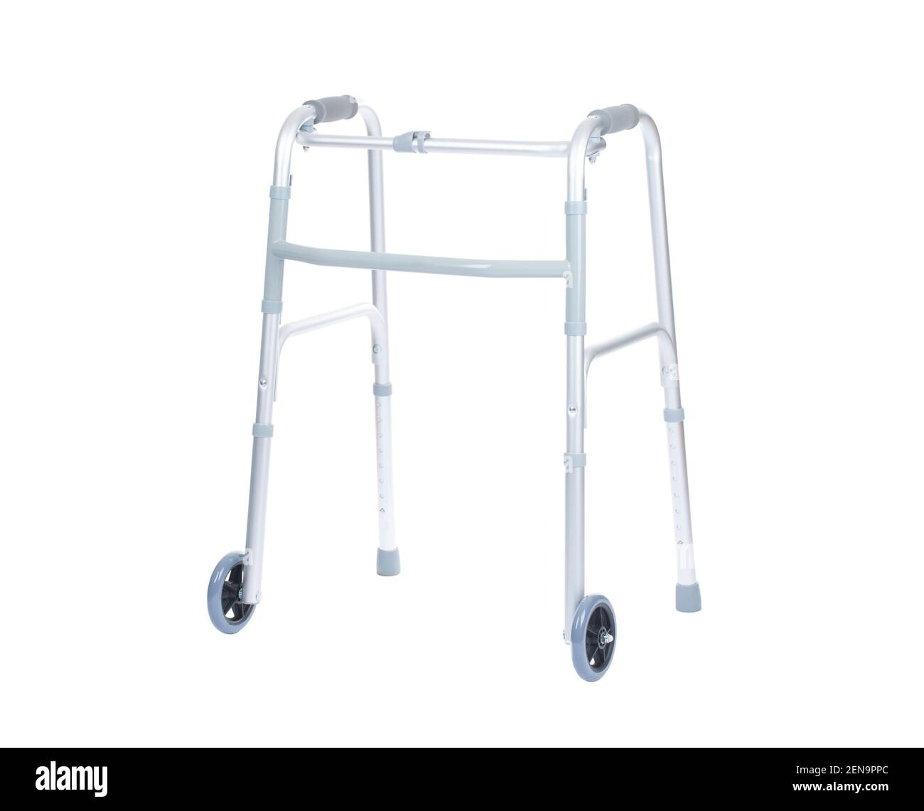 Senior walking aid meant for transferring weight balance from the upper ...
