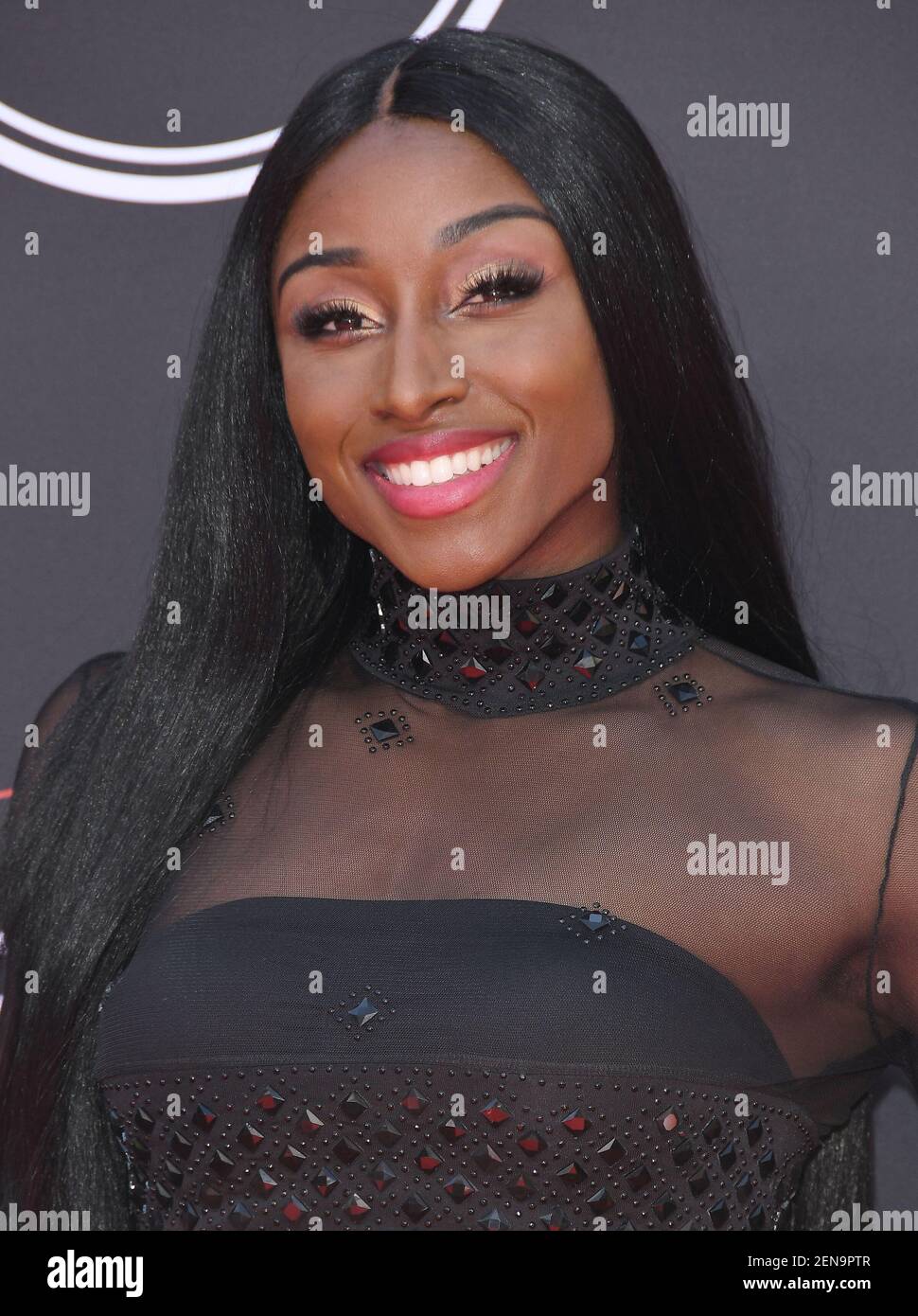 A.J. Andrews arrives at The 2019 ESPYs held at the Microsoft Theater in ...