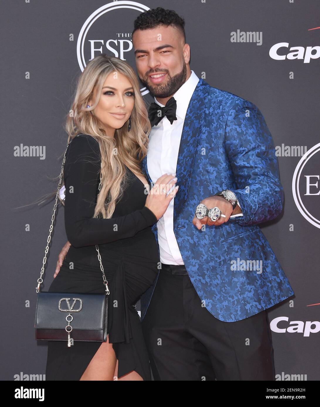 Marissa Powell and Kyle Van Noy arrives at The 2019 ESPYs held at the ...