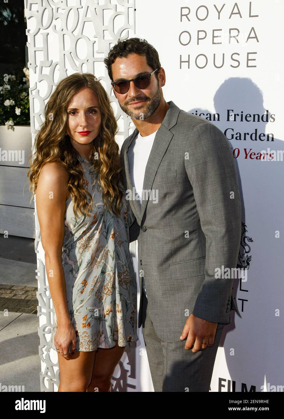 Meaghan Oppenheimer and Tom Ellis attend the American Friends of Covent ...