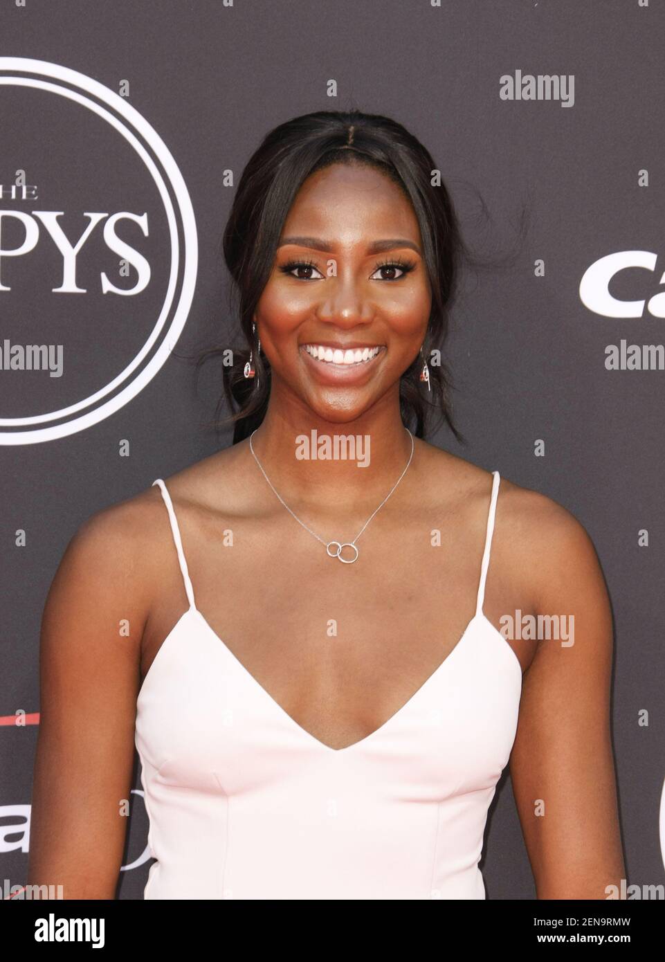 Tami Alade attends The 2019 ESPYS presented by Capital One at the ...