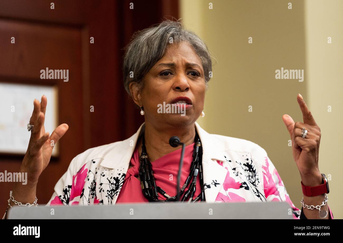 U.S. Representative Brenda Lawrence (D-MI) speaking at the Black ...