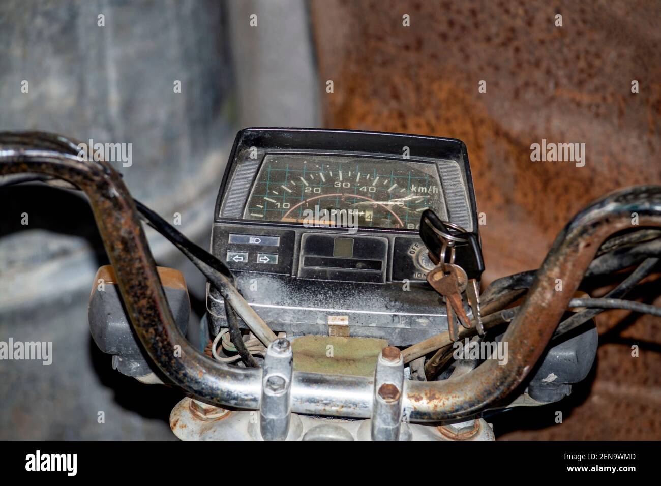 Motorbike view from above hi-res stock photography and images - Alamy
