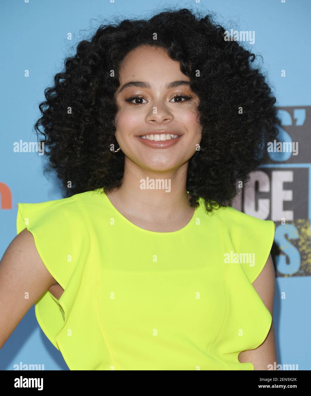 Gabby Nevaeh Green arrives at the Nickelodeon Kids' Choice Sports 2019 ...
