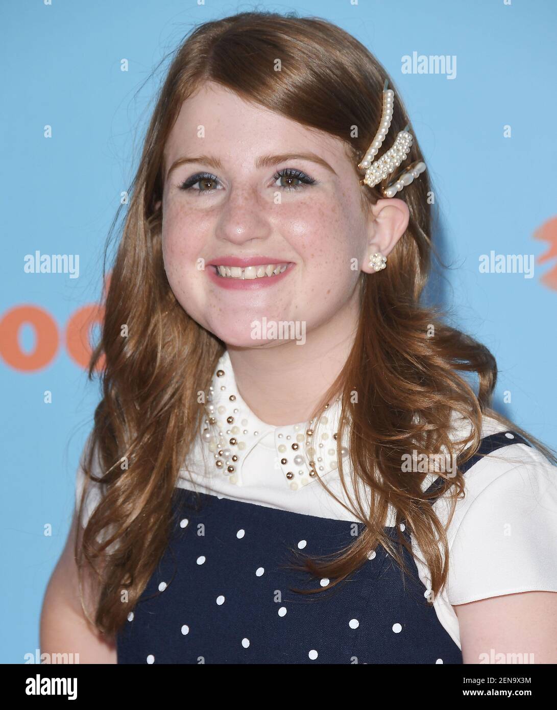 Reece Caddell arrives at the Nickelodeon Kids' Choice Sports 2019 held ...