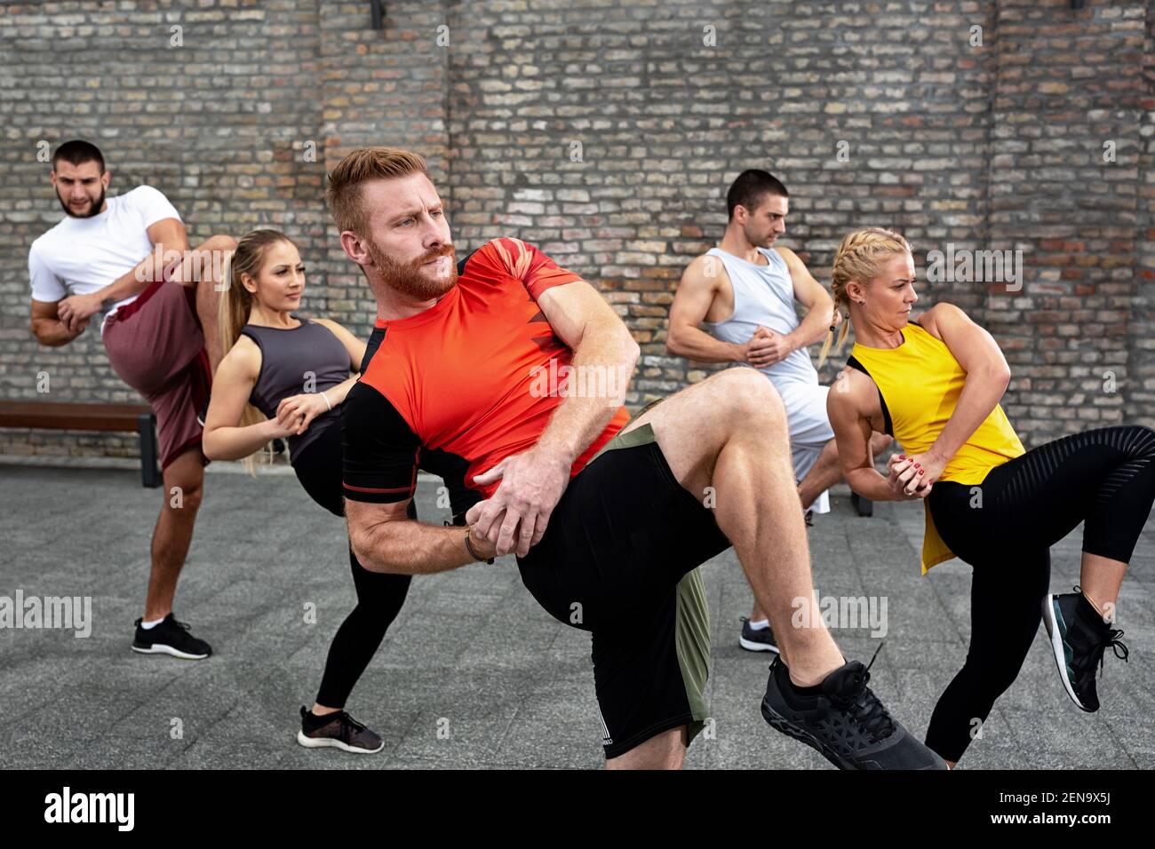 Body combat class man hi-res stock photography and images - Alamy