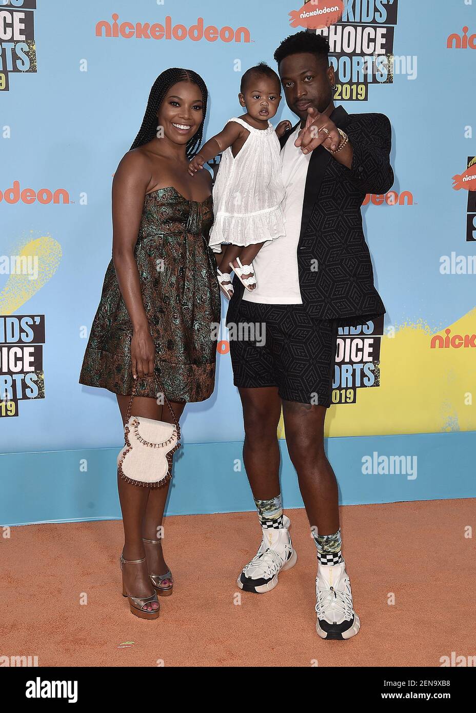 SANTA MONICA, CA - JULY 11: Gabrielle Union and Dwayne Wade at ...