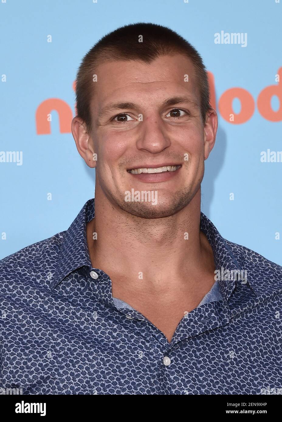 SANTA MONICA, CA - JULY 11: Rob Gronkowski at Nickelodeon's Kids ...