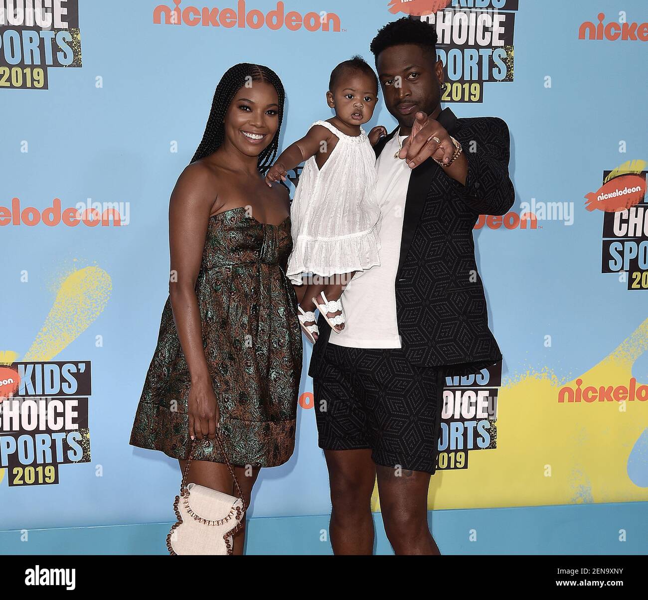 SANTA MONICA, CA - JULY 11: Gabrielle Union and Dwayne Wade at ...
