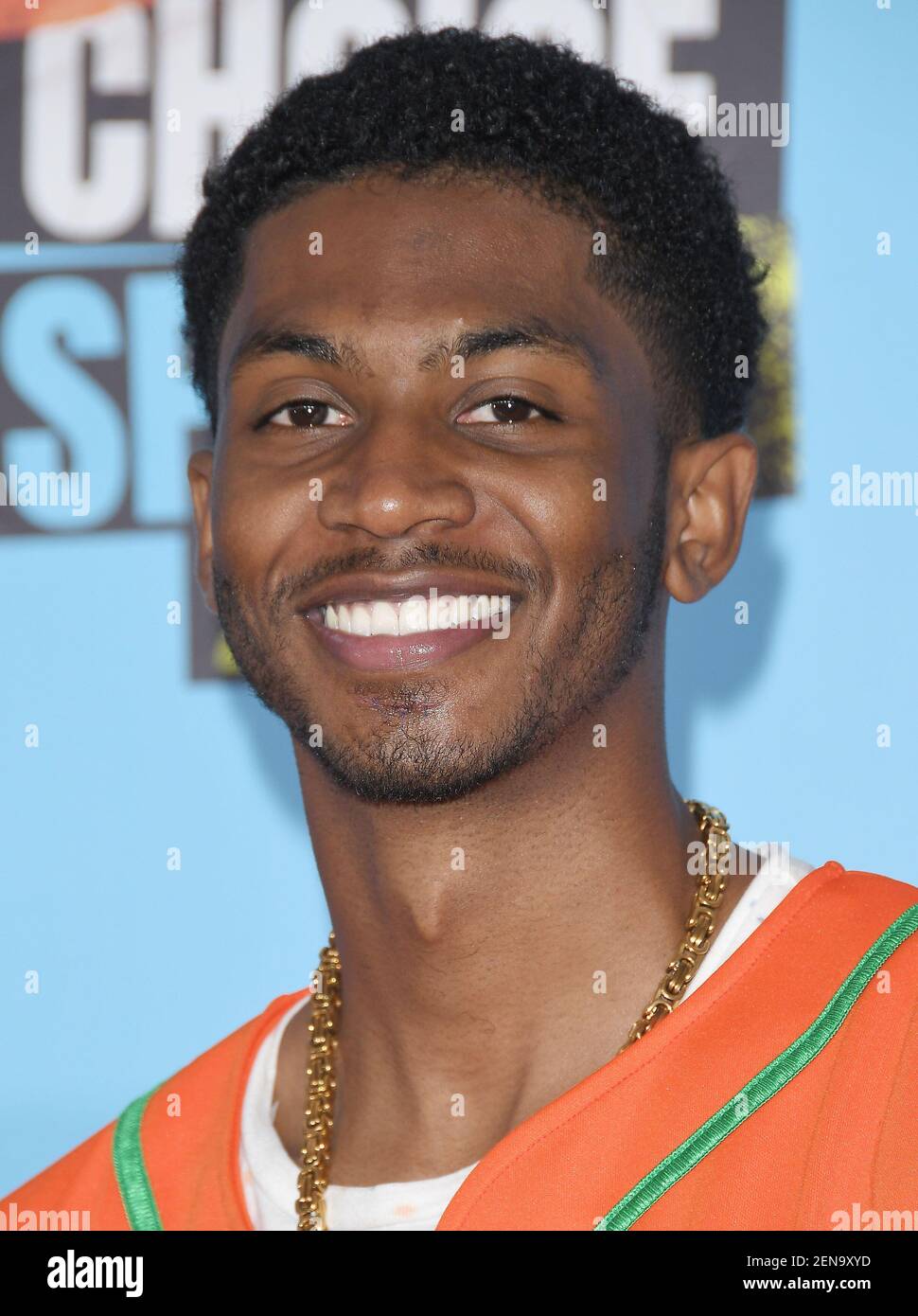 Chaz Smith arrives at the Nickelodeon Kids' Choice Sports 2019 held at ...