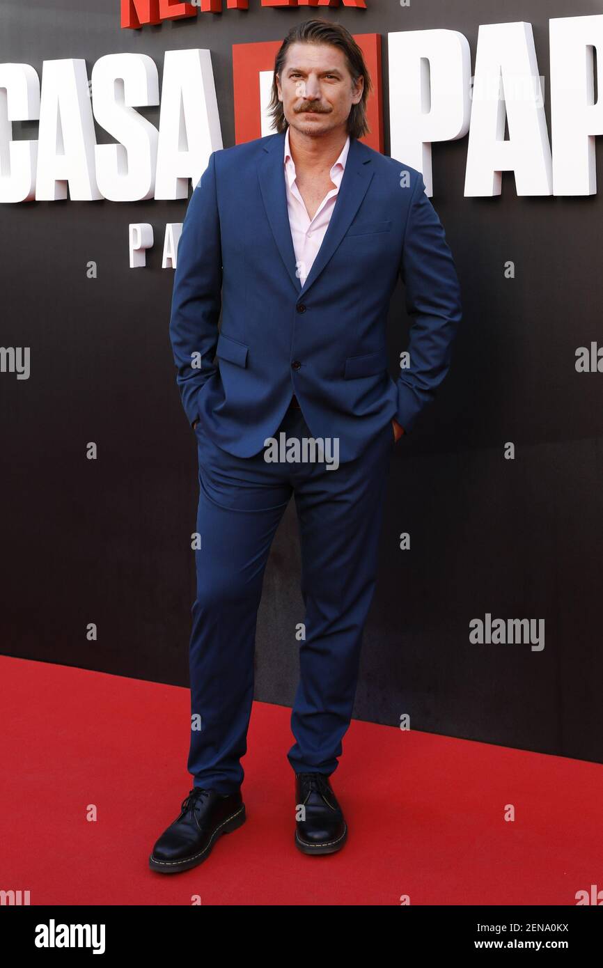 Actor Luka Peros attends the photocall of presentation of the third ...