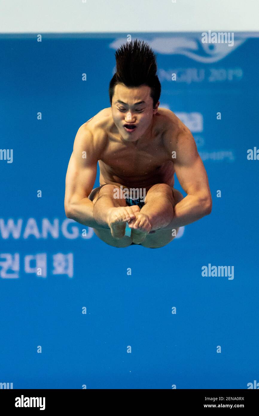 WOO Haram KOR KOREA Gwangju South Korea 12/07/2019 Diving Men's 1m ...