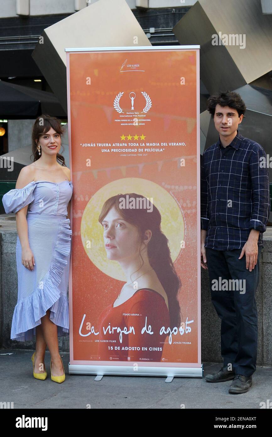 Spanish director Jonas Trueba (r) and spanish actress Itsaso Arana at ...