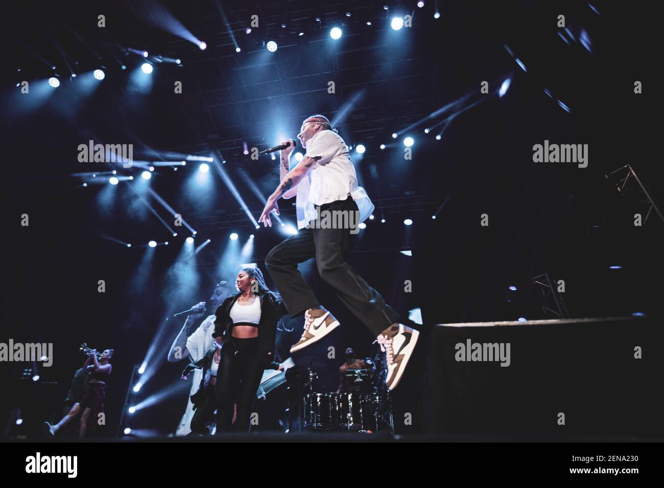 The American rapper and songwriter Macklemore, real name Benjamin ...