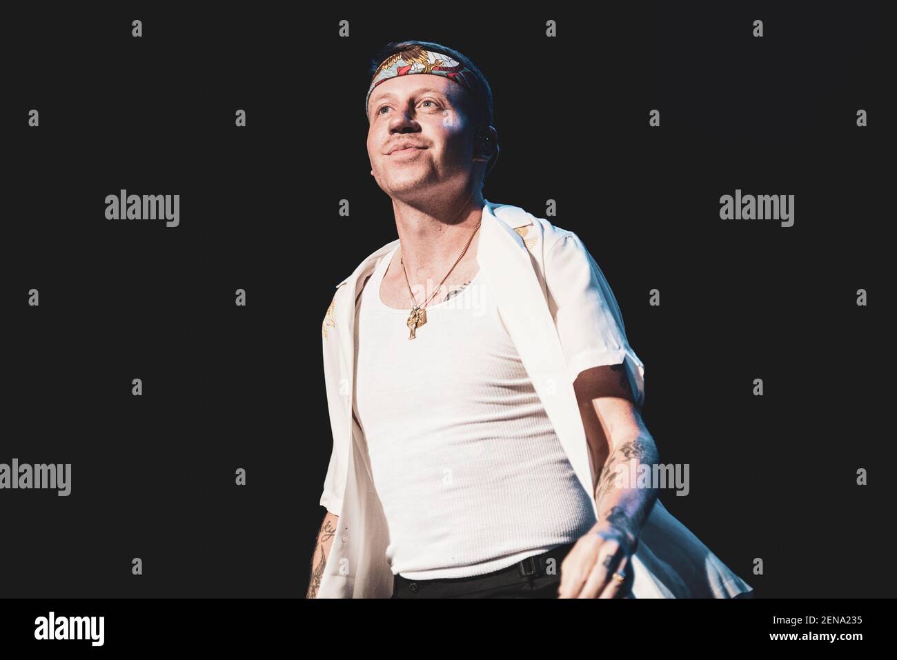The American rapper and songwriter Macklemore, real name Benjamin ...