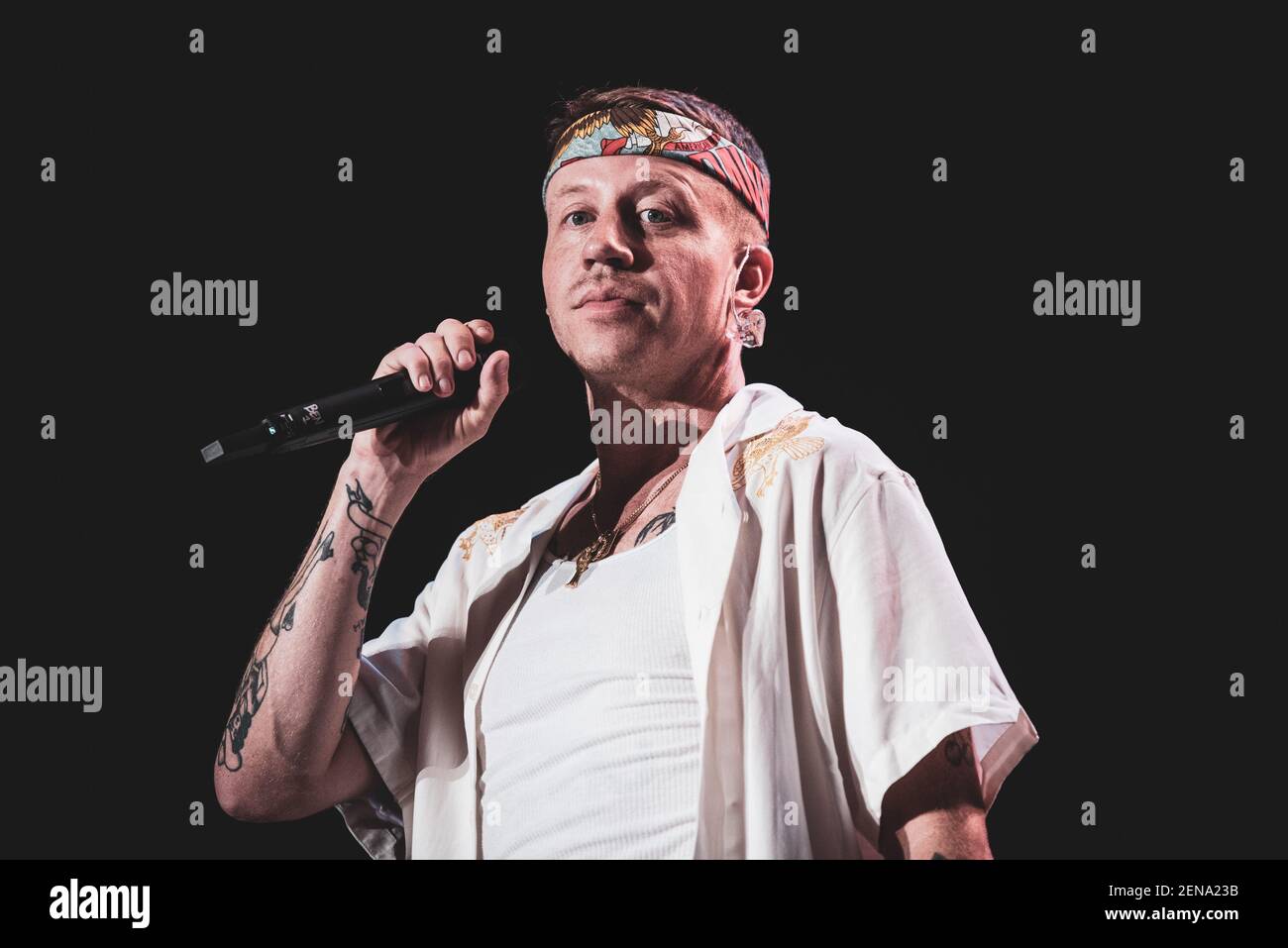 The American rapper and songwriter Macklemore, real name Benjamin ...