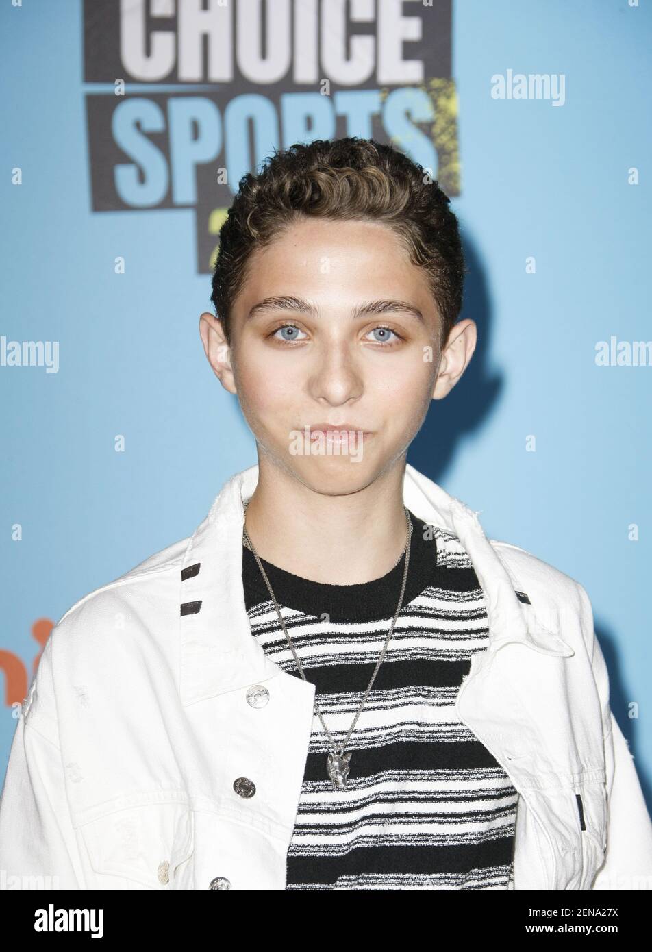 SANTA MONICA, CA - JULY 11: Ryan Alessi arrives at the Nickelodeon Kids ...