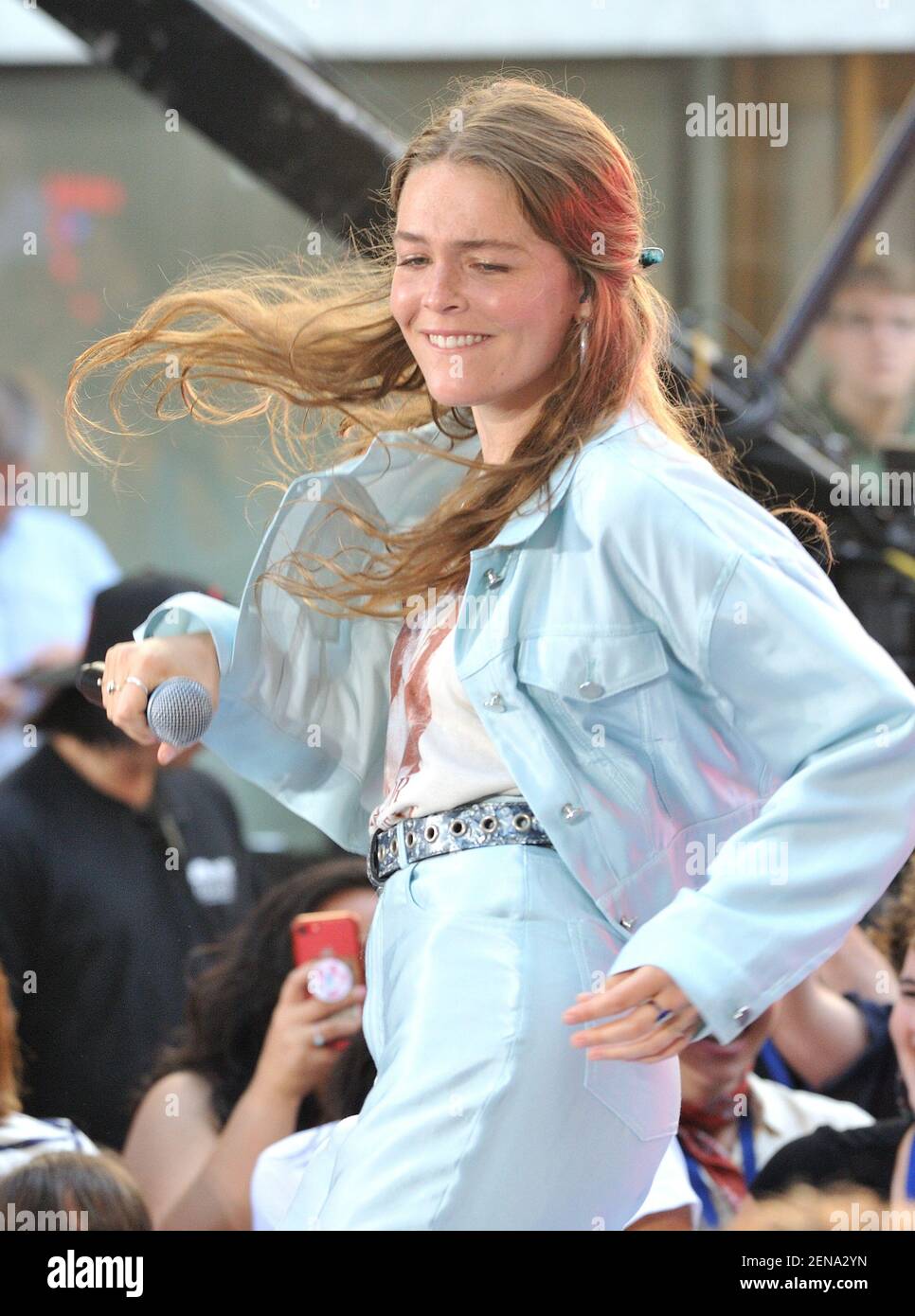 Maggie Rogers performs on NBC The Today Show at Rockefeller Center ...