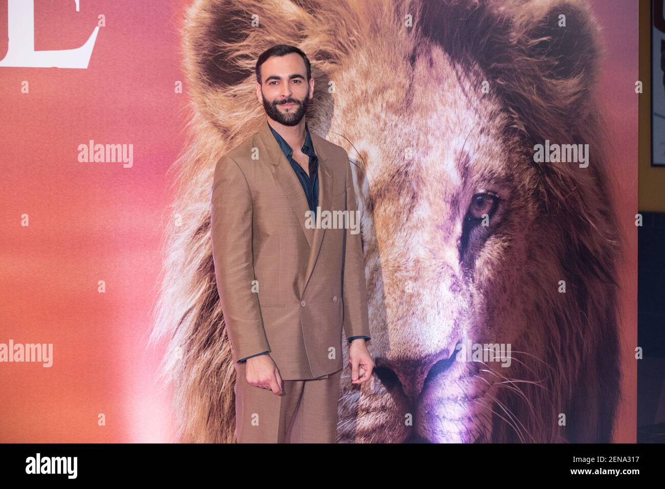 Italian singer Marco Mengoni Photocall of the movie "The Lion King ...