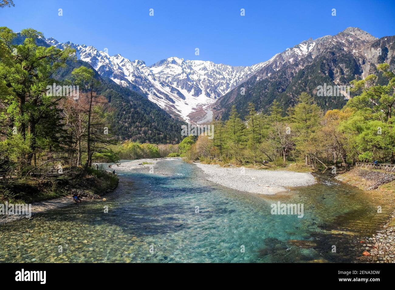 Kamikochi National Park in the Northern Japan Alps of Nagano Prefecture ...