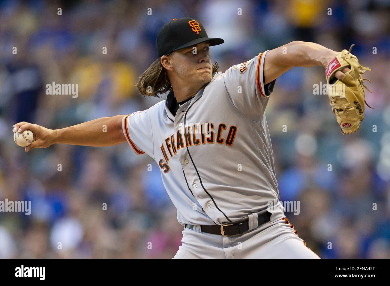 July 12, 2019: San Francisco Giants starting pitcher Shaun Anderson #64 ...