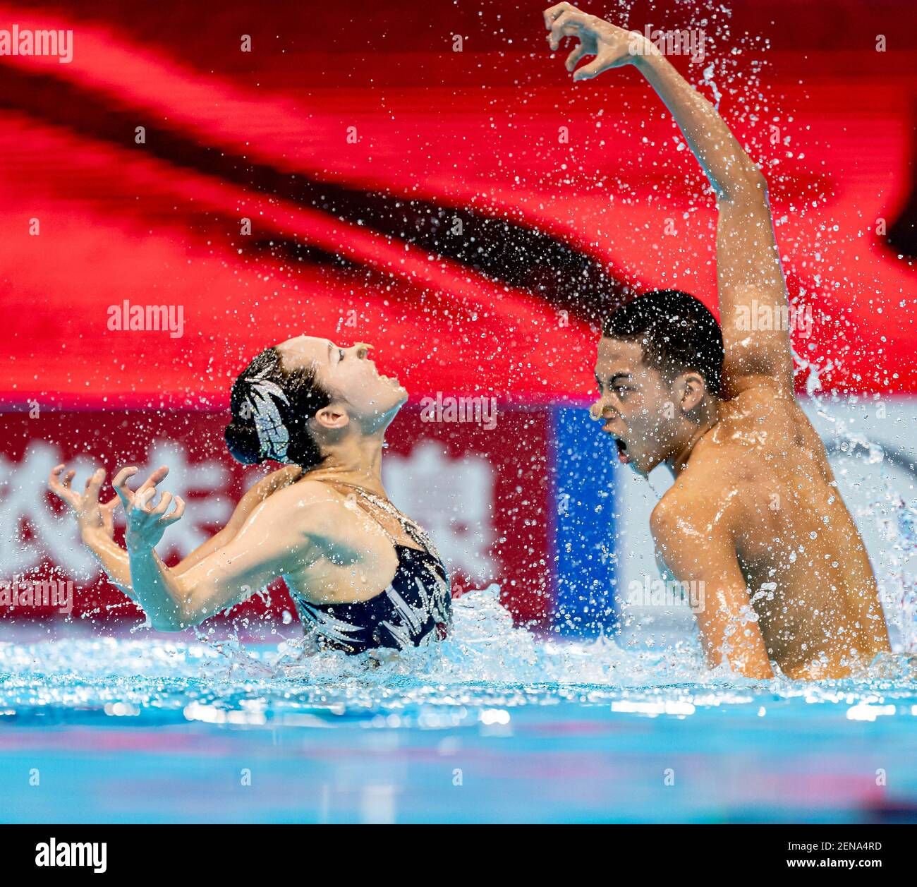 SHI - ZHANG China CHN Gwangju South Korea 13/07/2019 Artistic Swimming ...