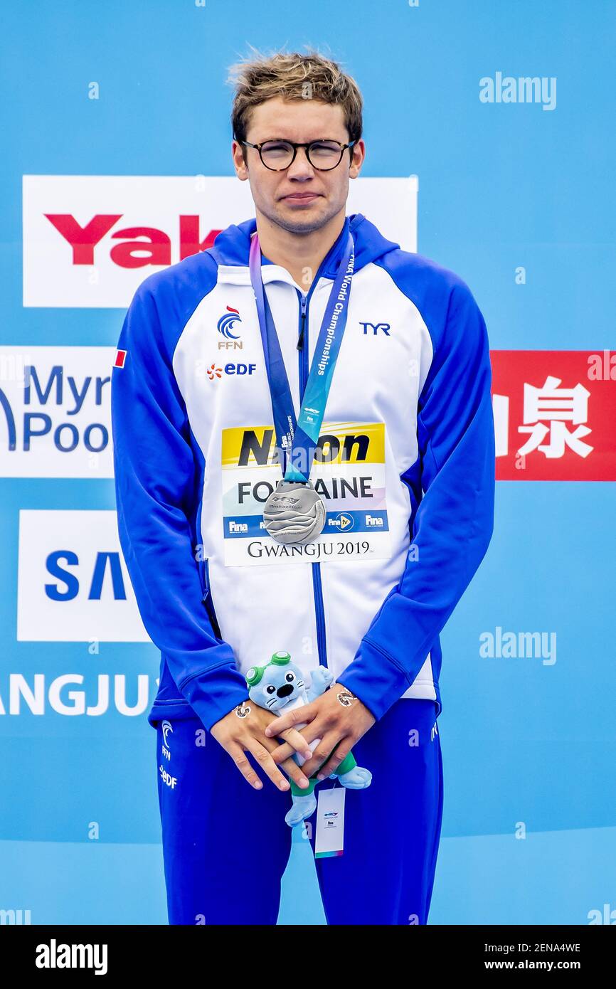 FONTAINE Logan FRA Silver Medal Yeosu South Korea 13/07/2019 Open Water ...