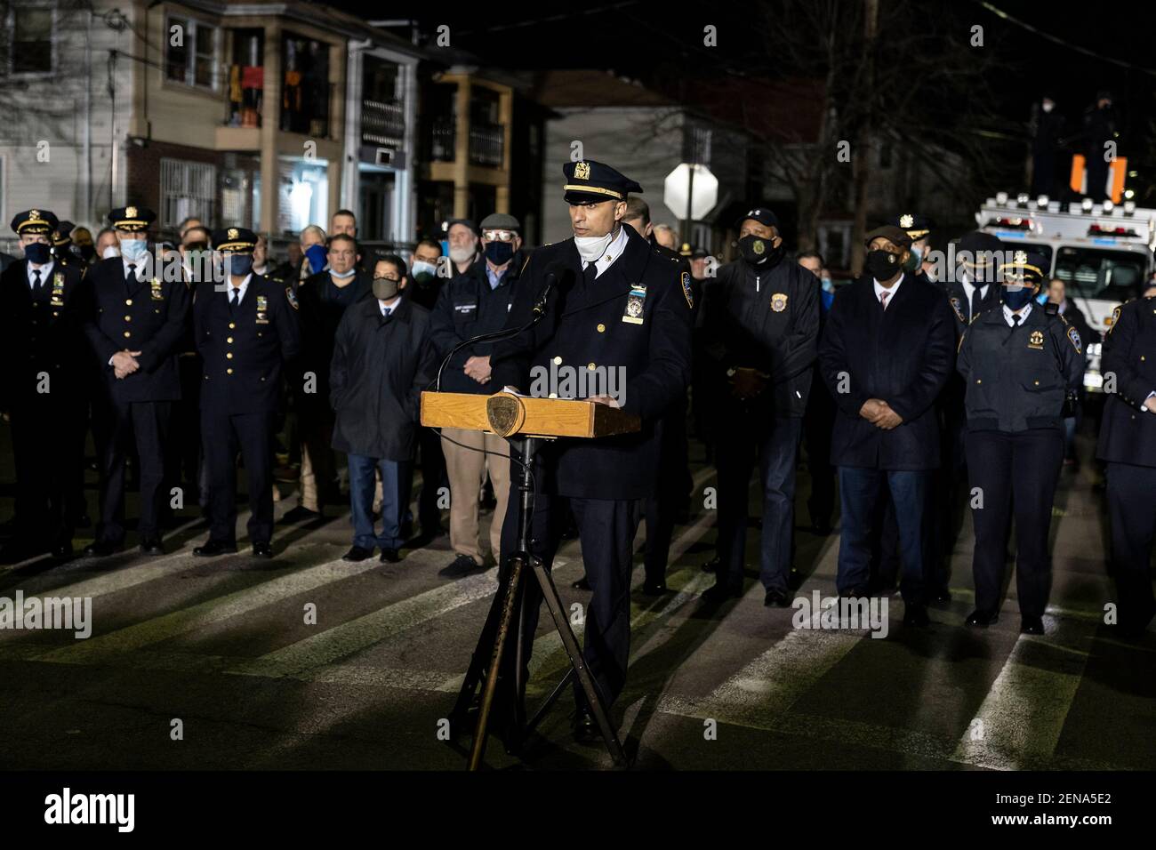 New York, United States. 26th Feb, 2021. Deputy Inspector Vincent ...