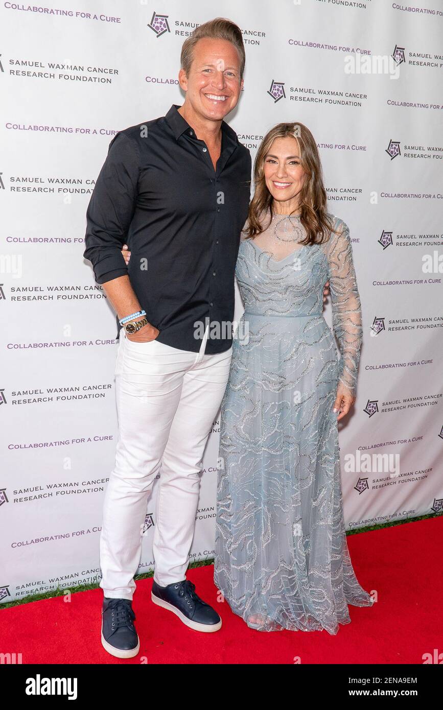 Chris Wragge and Maria Fishel attend the 15th Annual Hamptons Happening ...